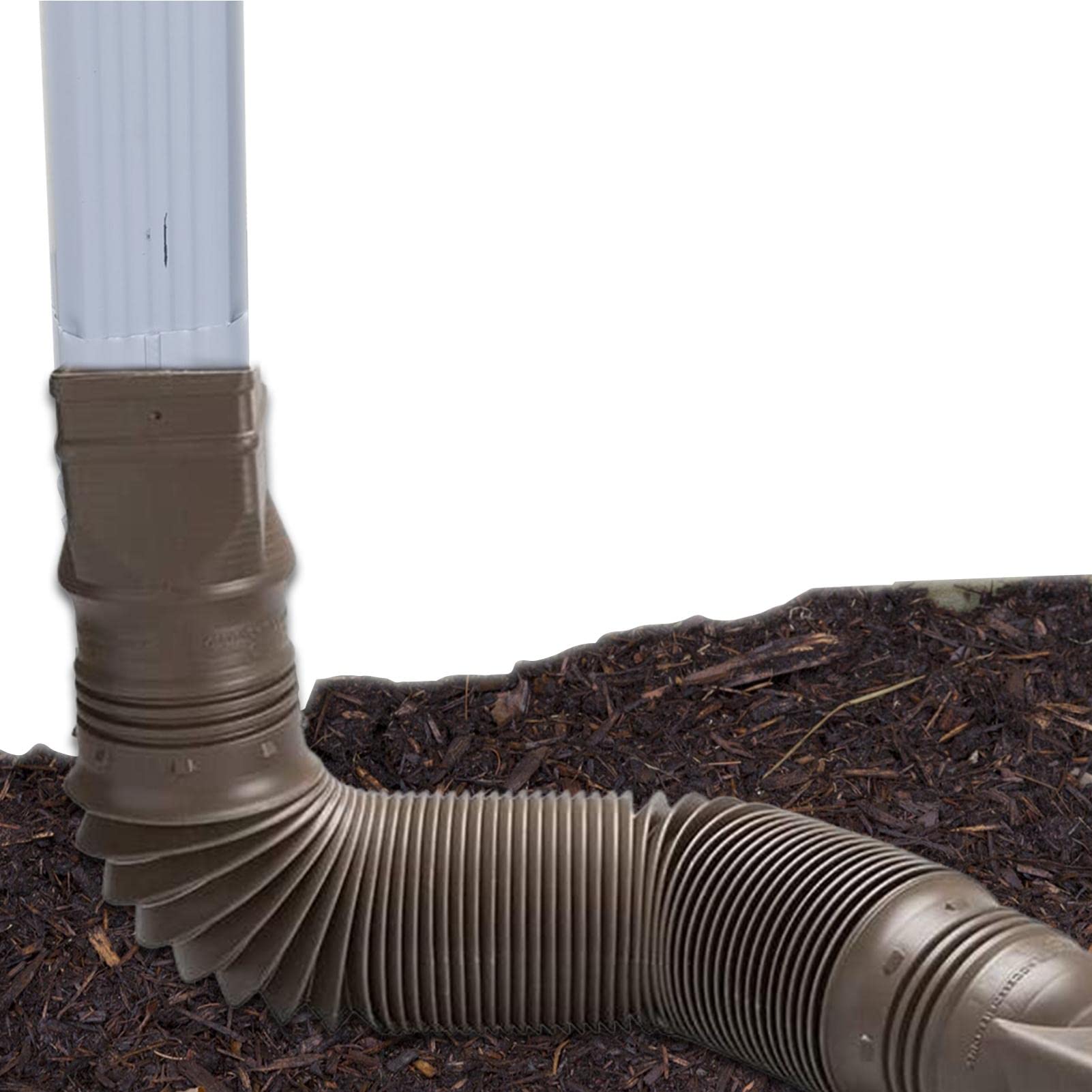 Buy Mgichoom Downspout Extension - 2-Pack Flexible Retractable Gutter ...