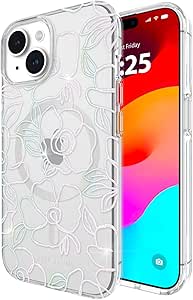 Amazon.com: kate spade new york iPhone 15 Case / 14/13, Compatible with MagSafe - Modern Floral ...