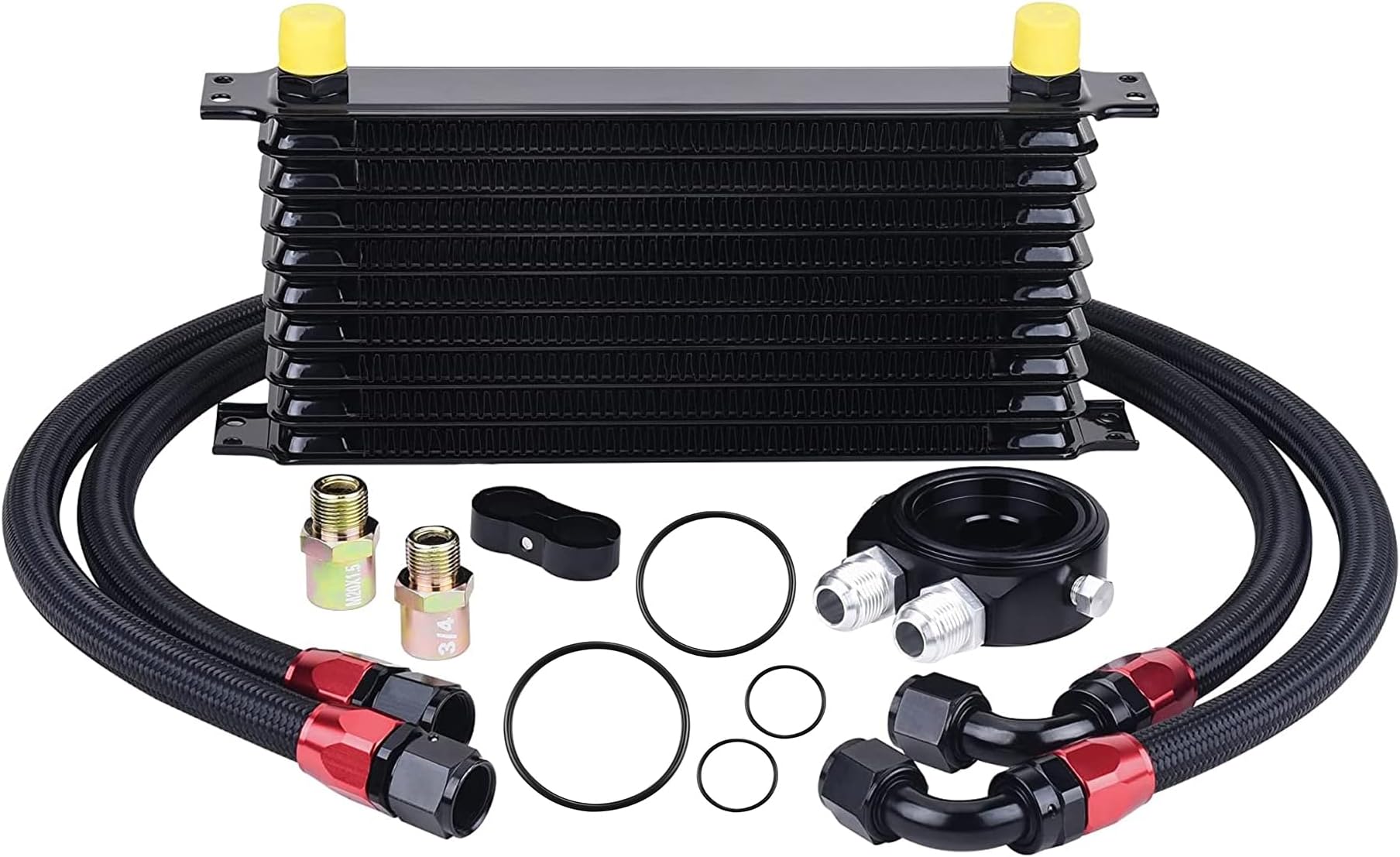 Amazon.com: Oil Cooler for Harley, Motorcycle Oil Cooler Cooling ...