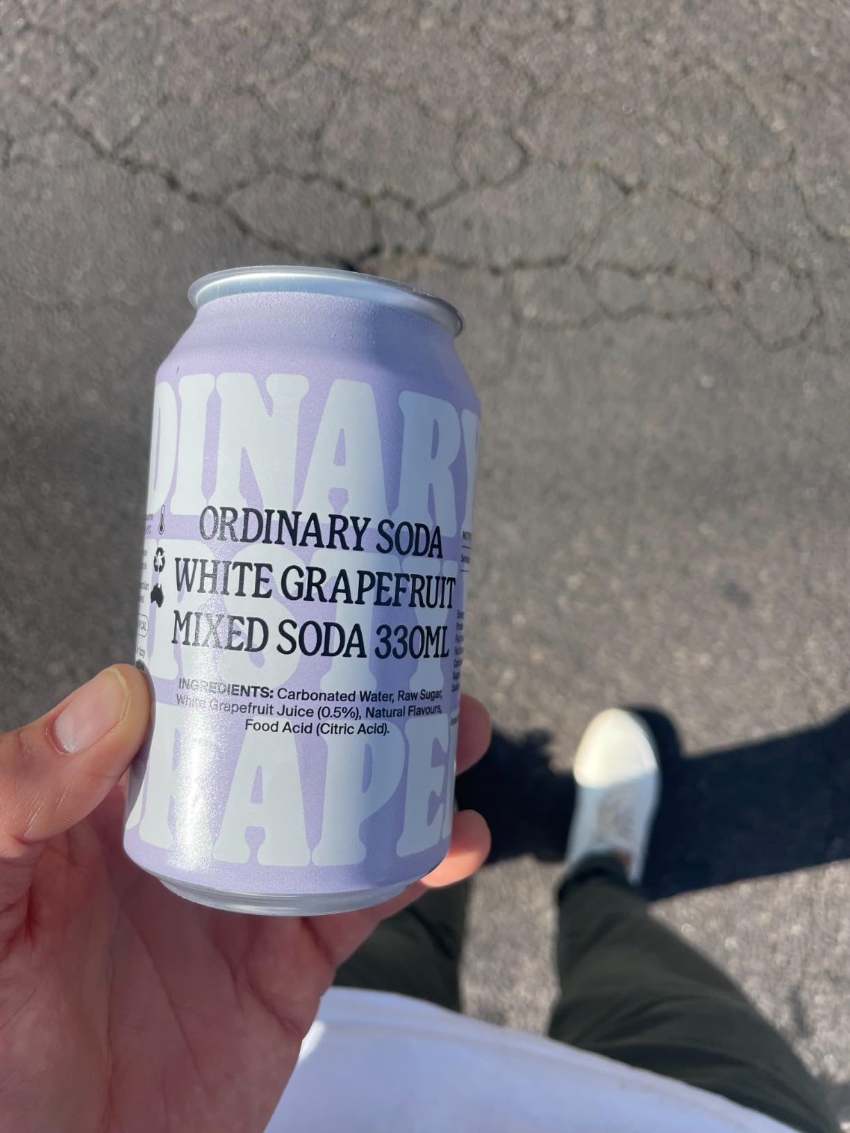 Ordinary Soda Natural Lo-Cal White Grapefruit Soft Drink 12x330ml ...