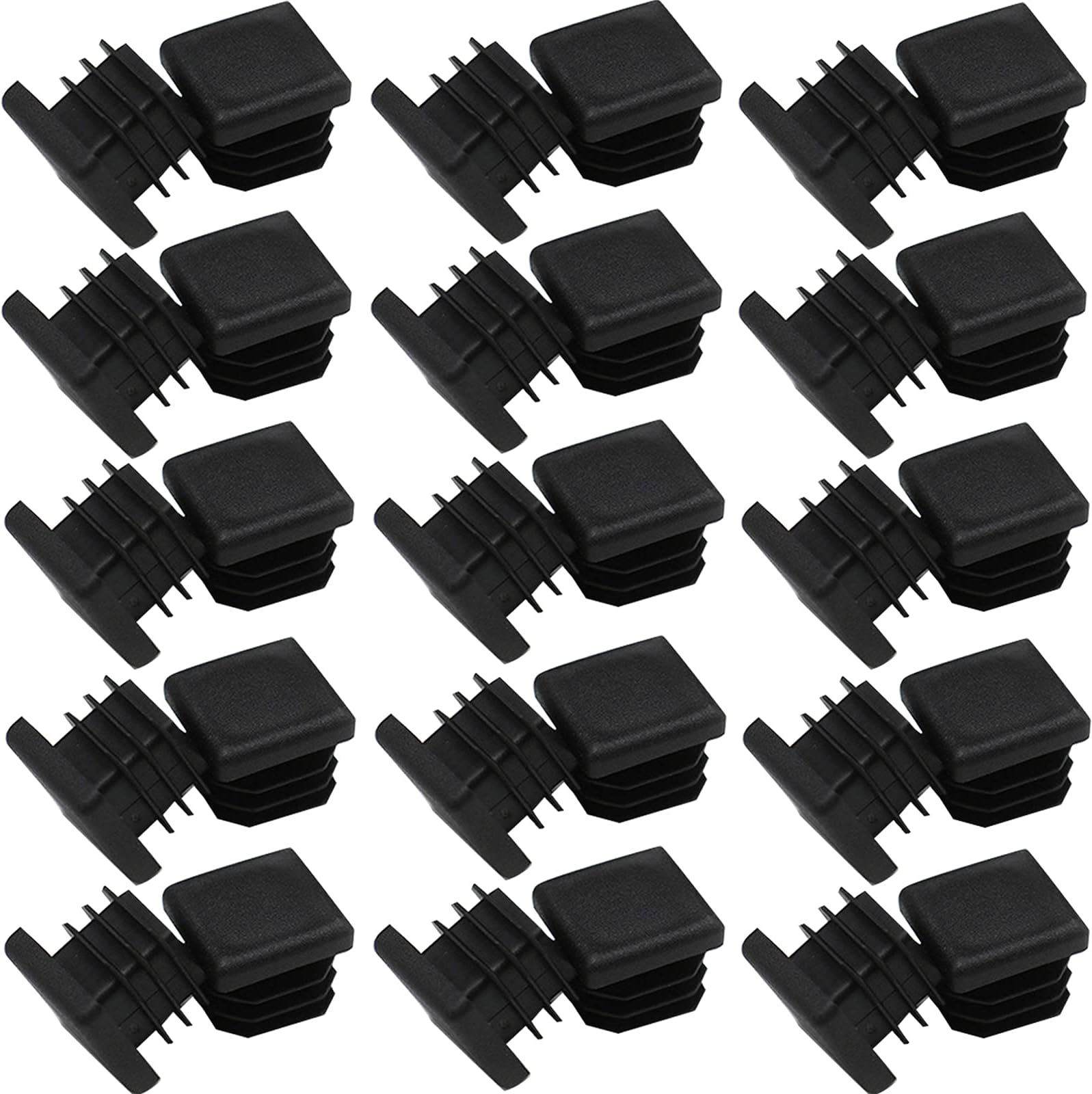 Amazon.com: MUZIEBA 1" x 2" Rectangle Tubing End Caps, Tubing Post End ...