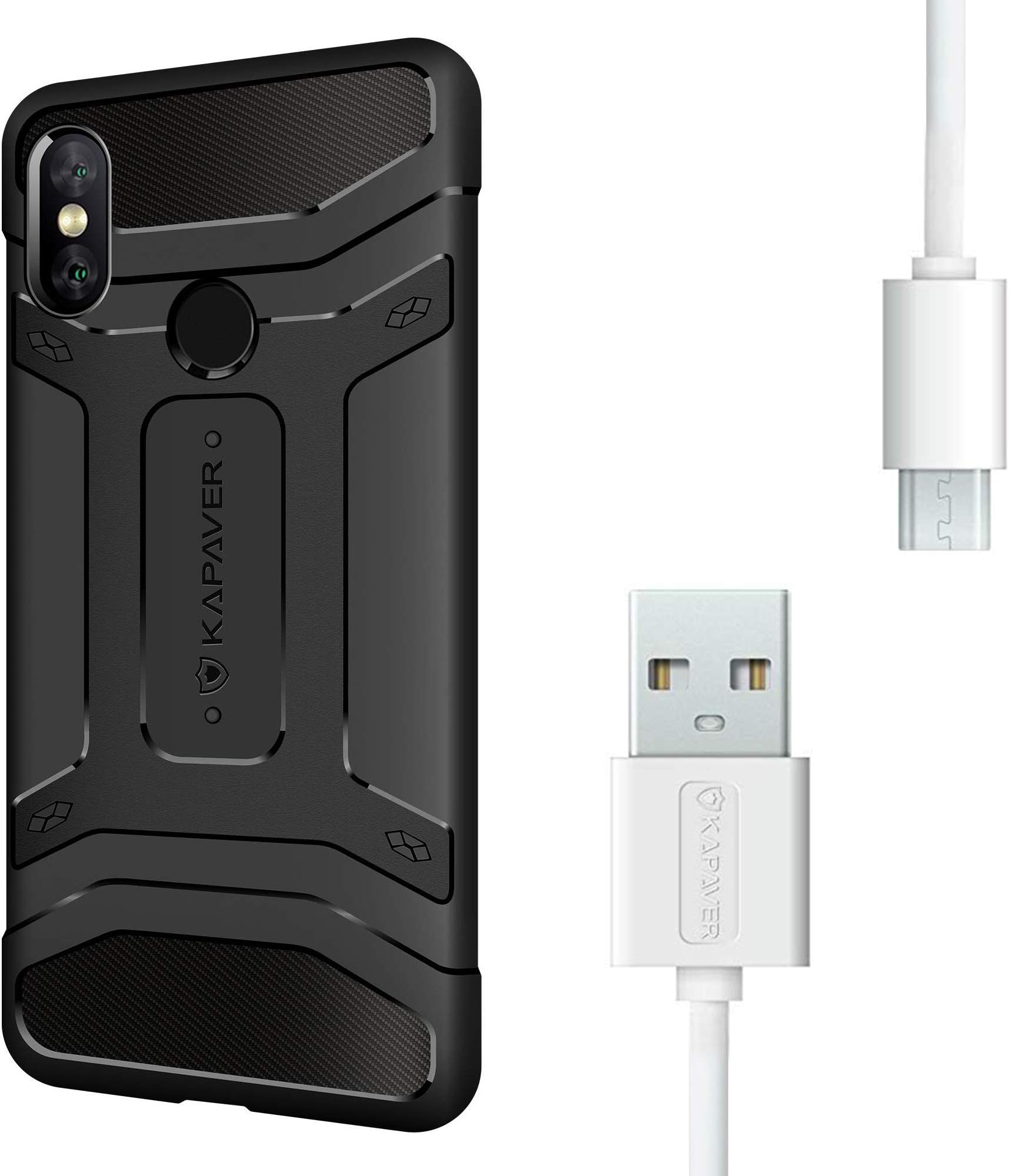 KAPAVER ® Plastic Rugged Back Cover Case for Xiaomi Redmi Note 7 ...