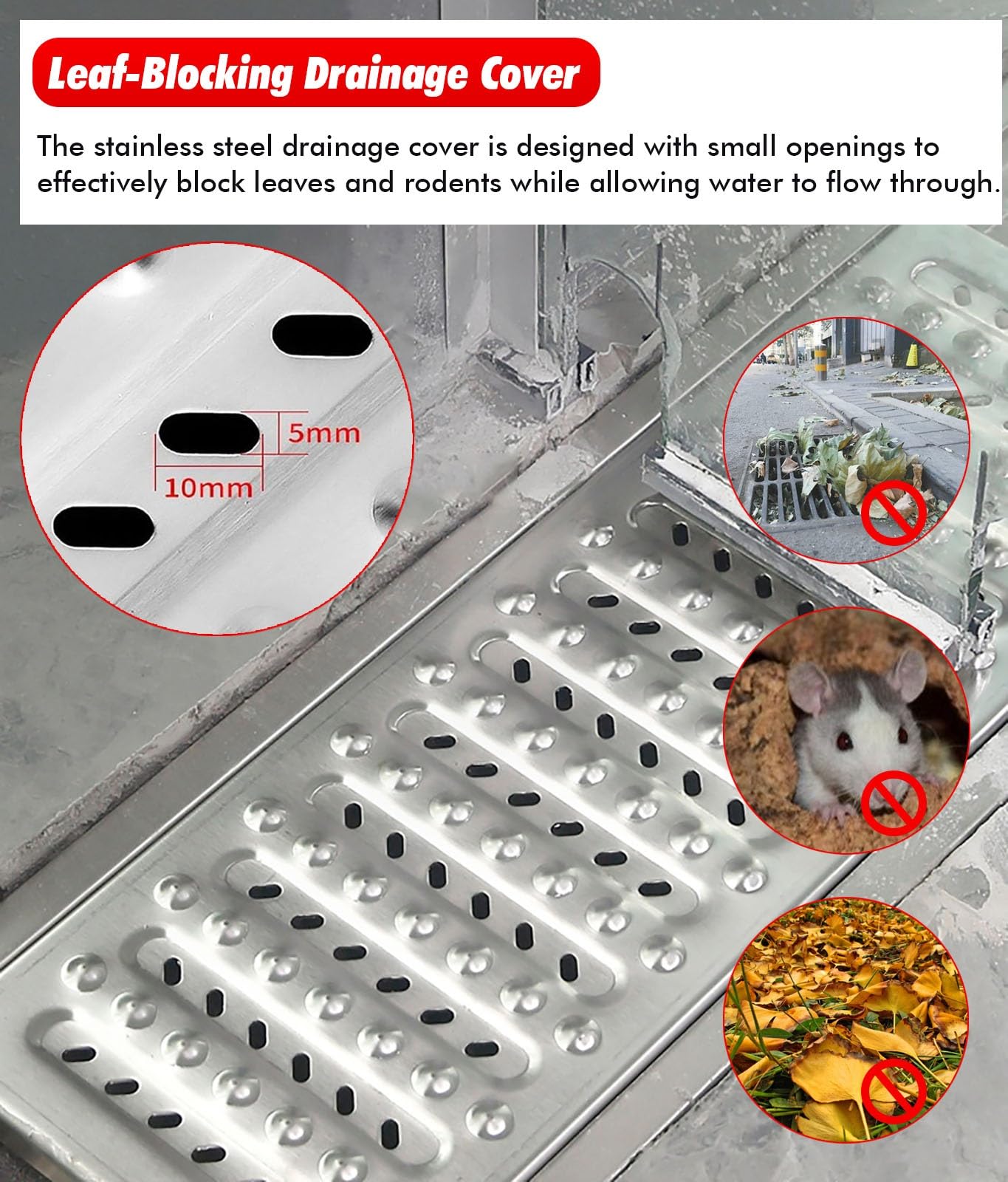 Outdoor French Drain Covers