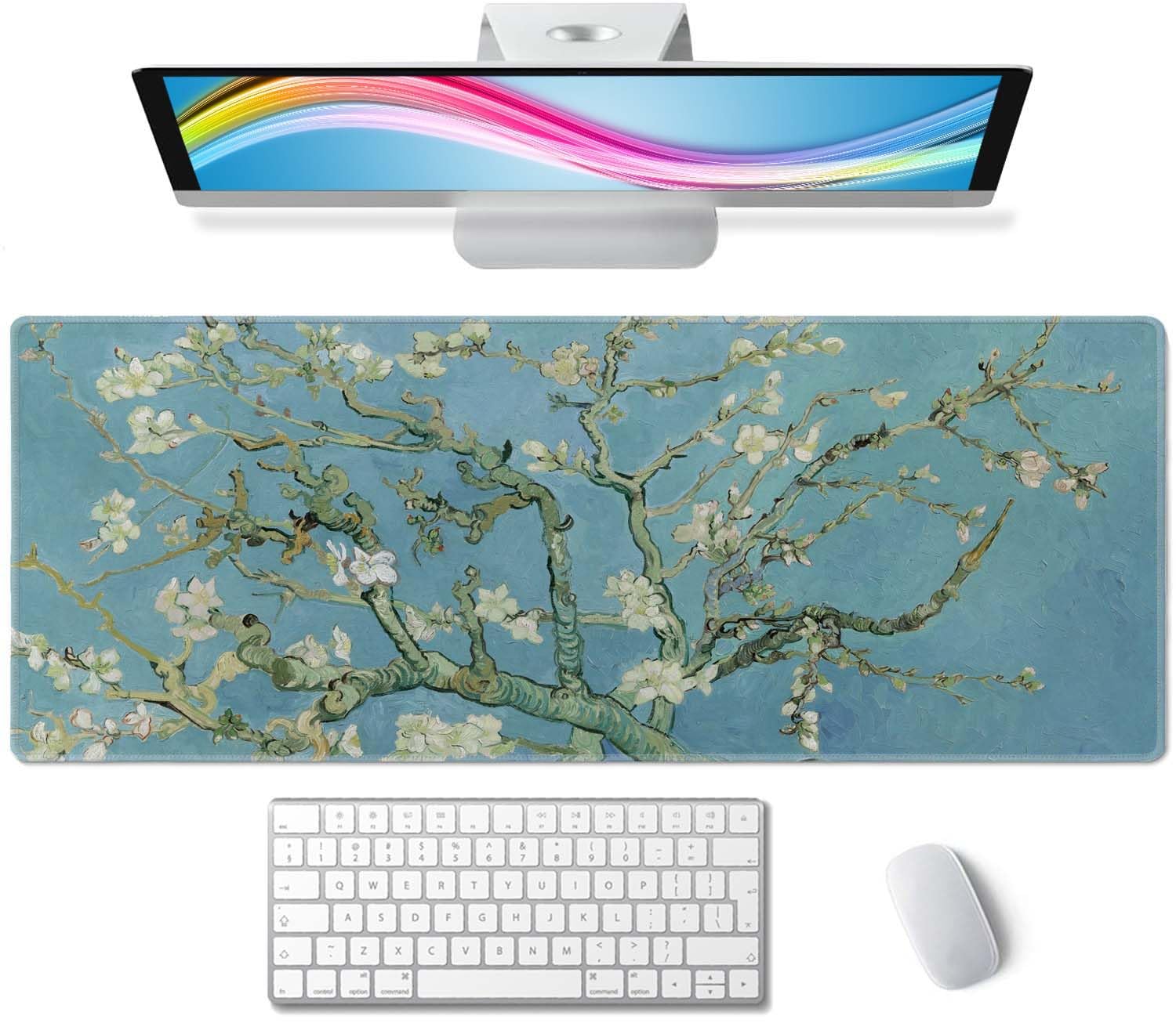 Amazon.com: Gaming Mouse Pad, Large Mouse Pads for Desk, Non-Slip ...