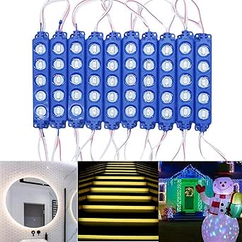 Amazon.com: niccryle 100pcs LED Module DC12V Replacement Lights ...