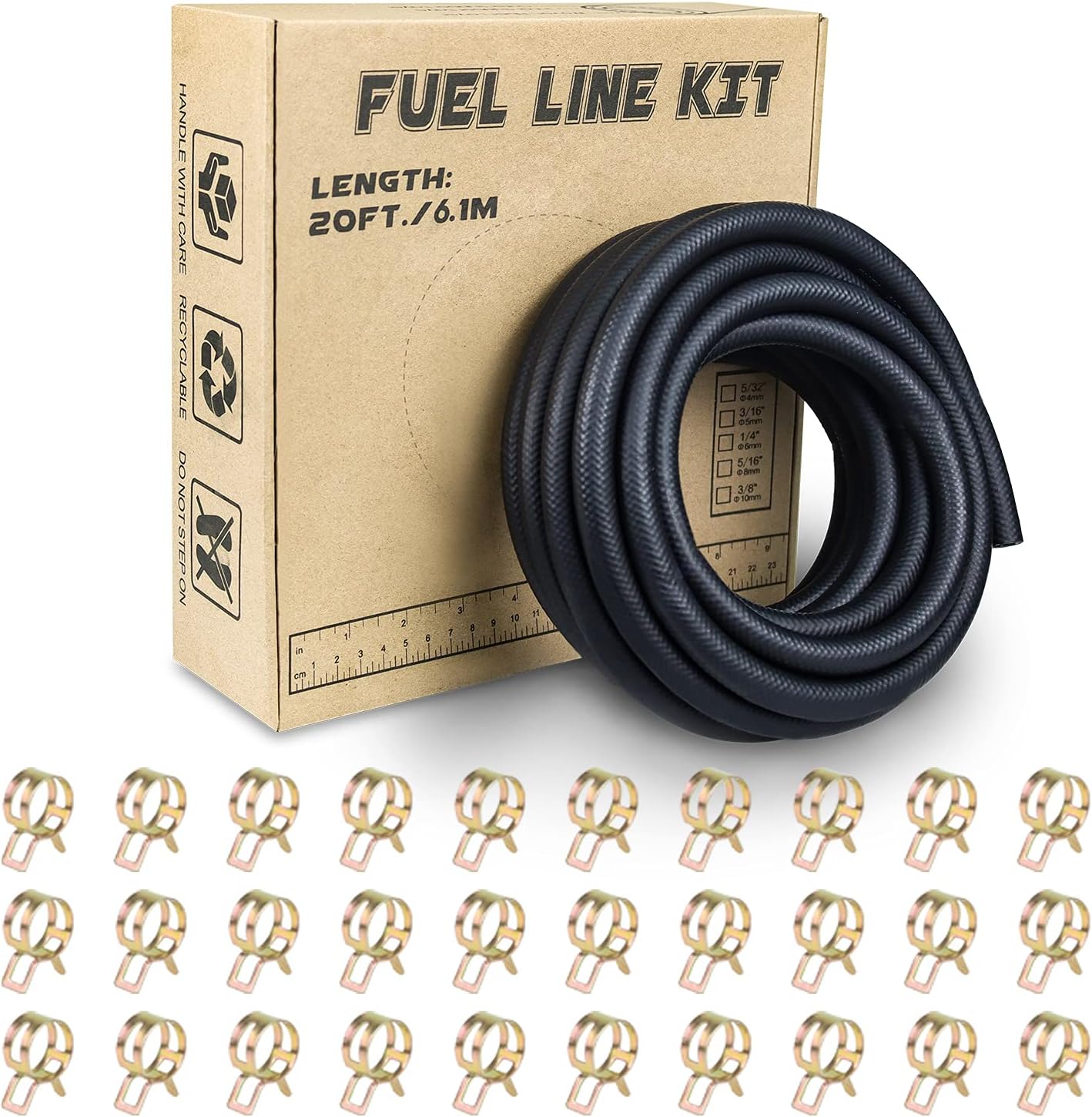 Amazon.com : 1/4" Fuel Line Compatible with Part Number 395051R, Sold ...