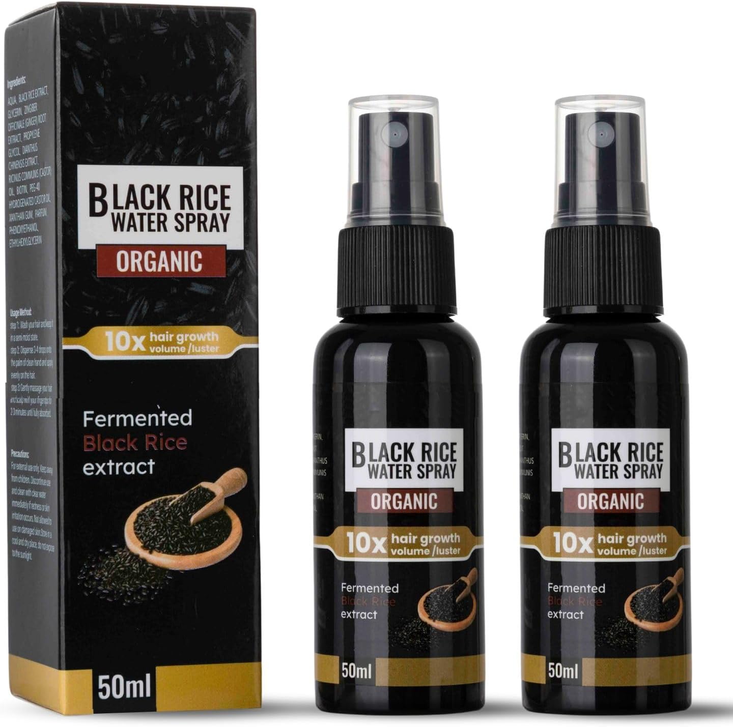 Amazon.com : 2PCS Rice Water For Hair Growth, Rice Water Spray for Hair ...