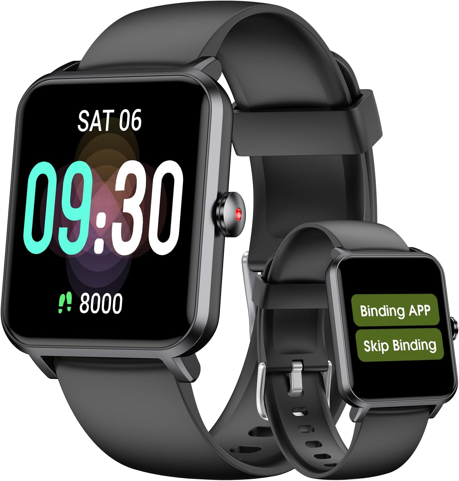 Amazon.com: TYKOIT Pedometer Watch Senior & Kid Friendly No App/Phone ...