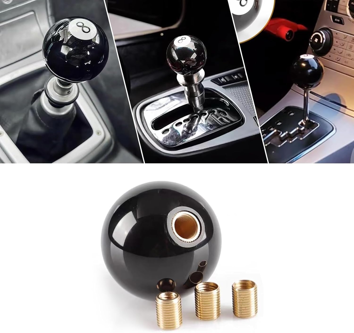 Amazon.com: Sinytuto Pack-1 Car Gear Stick Handle, Ball-Shaped Manual ...