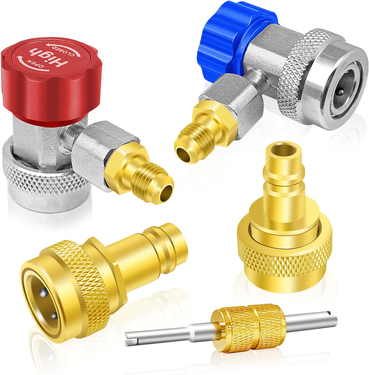 Amazon.com: Boltigen A/C R134a R1234yf Quick Coupler, R134a to R1234yf ...