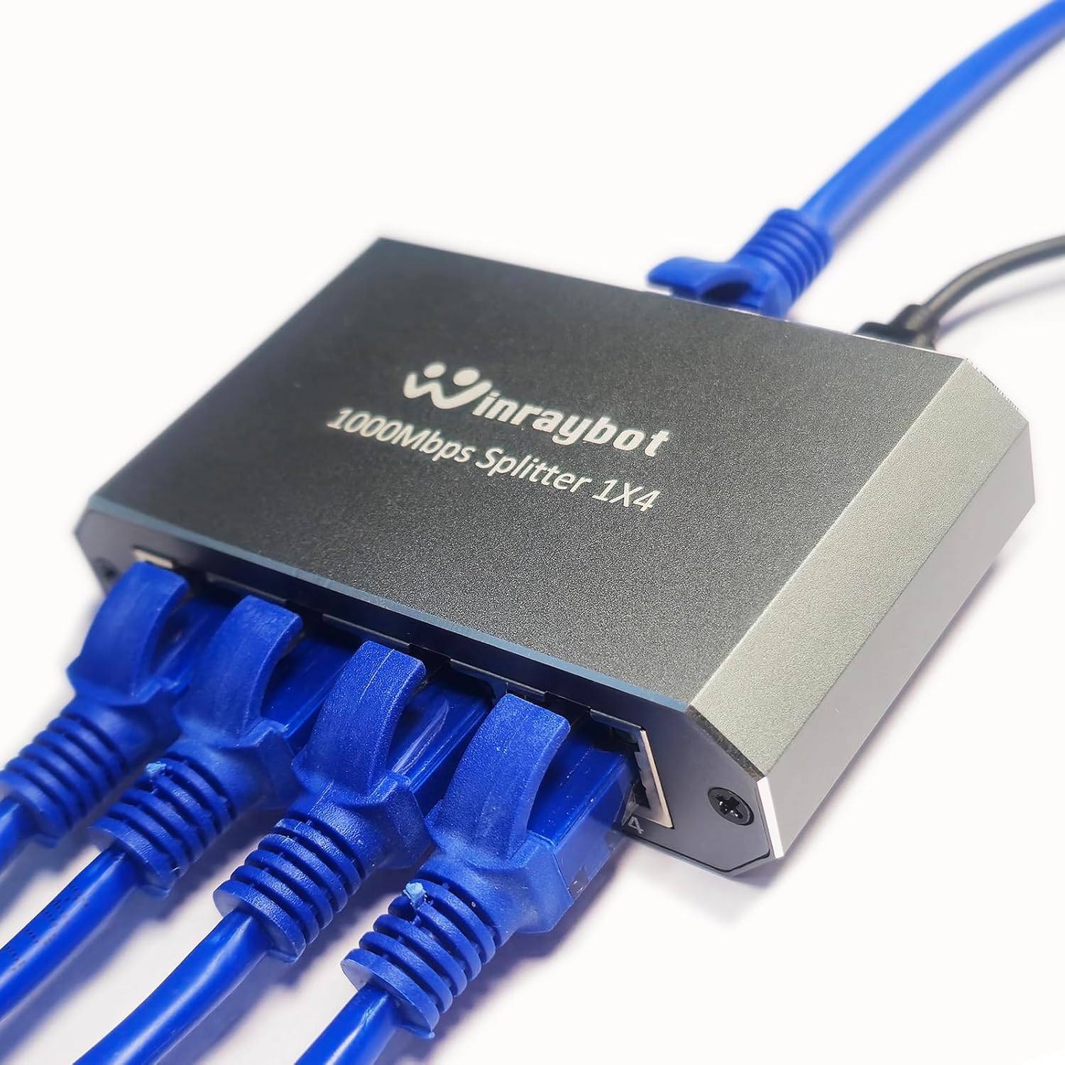 Amazon.com: WinRaybot Ethernet Splitter, ethernet hub 4 Port gigabit ...
