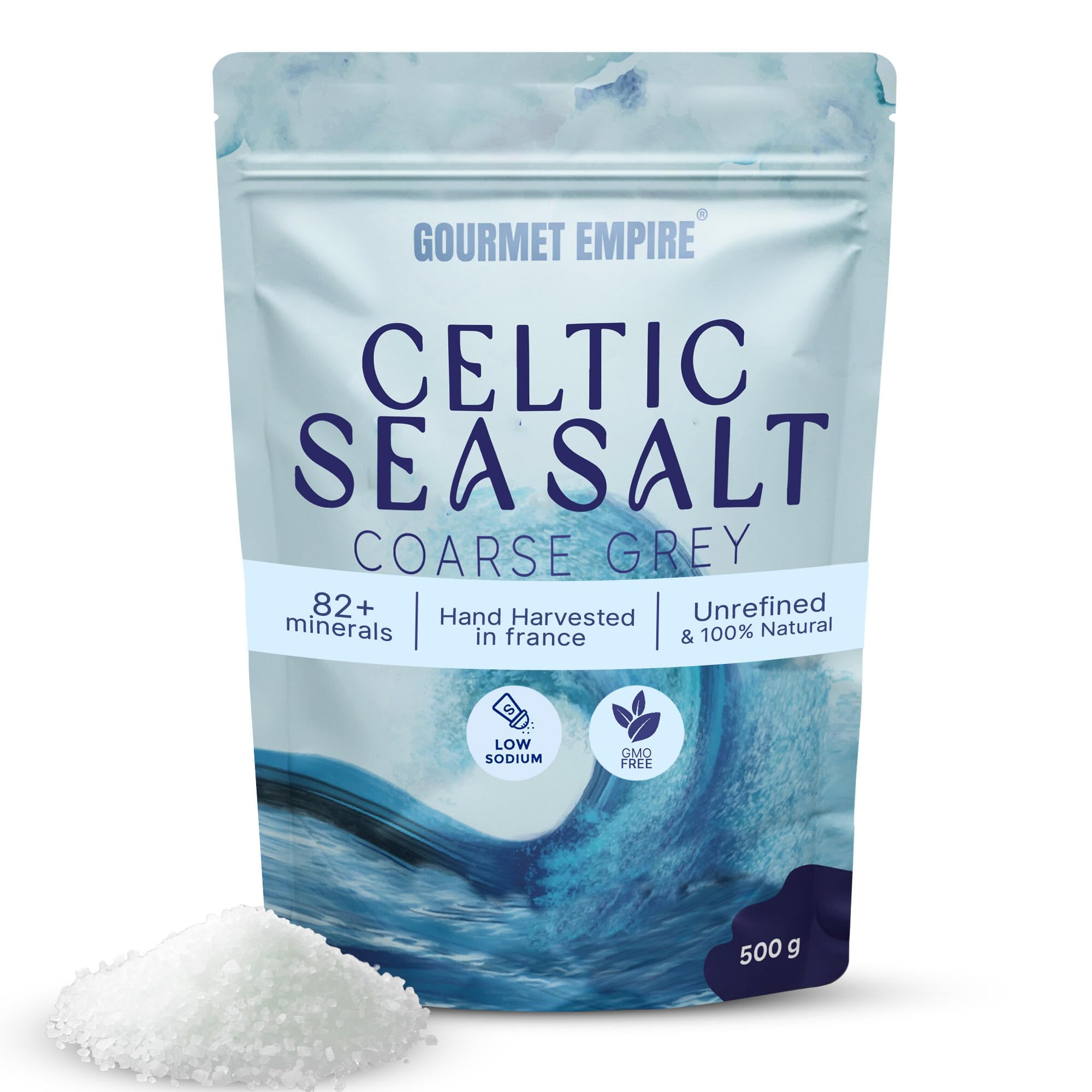Celtic Salt Organic 500g Pure Unrefined Celtic Sea Salt Hand ...