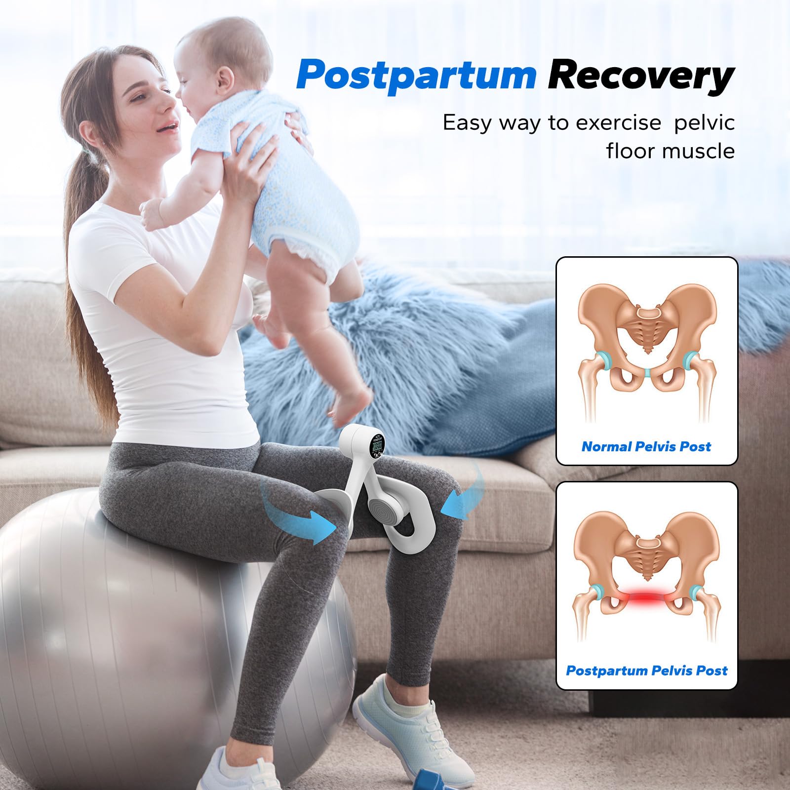Snapklik.com : MERACH Thigh Trainer, Pelvic Floor Muscle Trainer, Inner ...