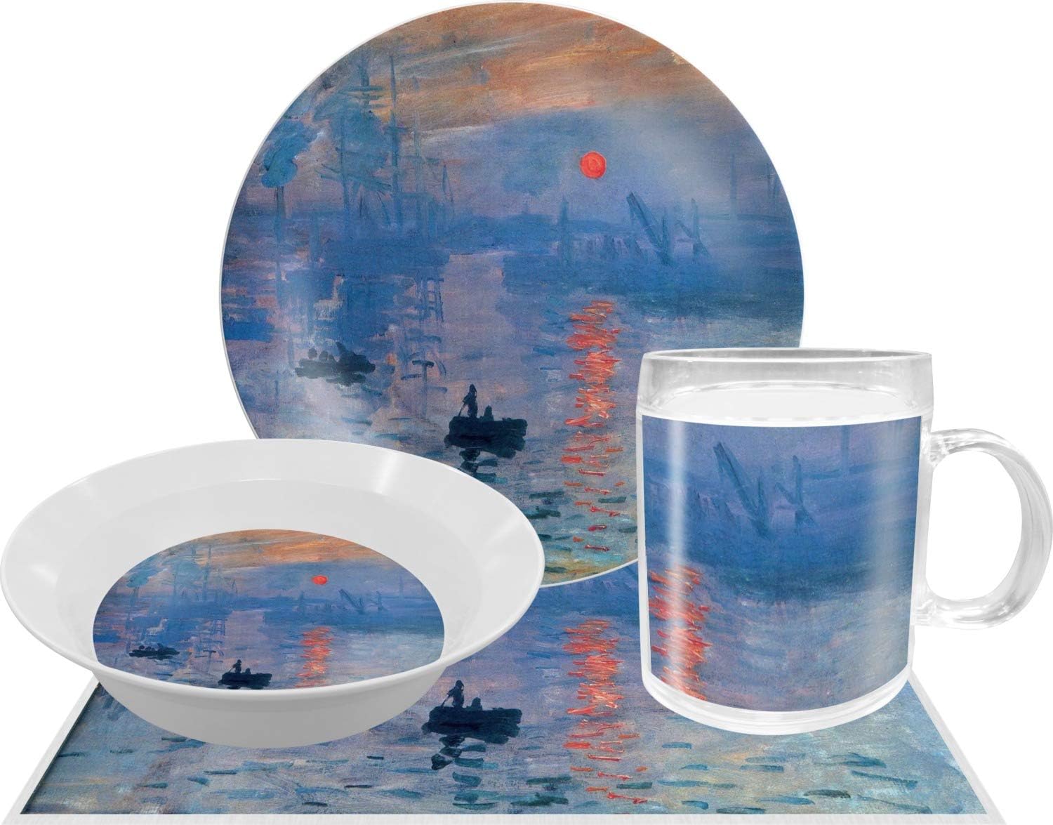 Amazon.com | Impression Sunrise by Claude Monet Dinner Set - Single 4 ...