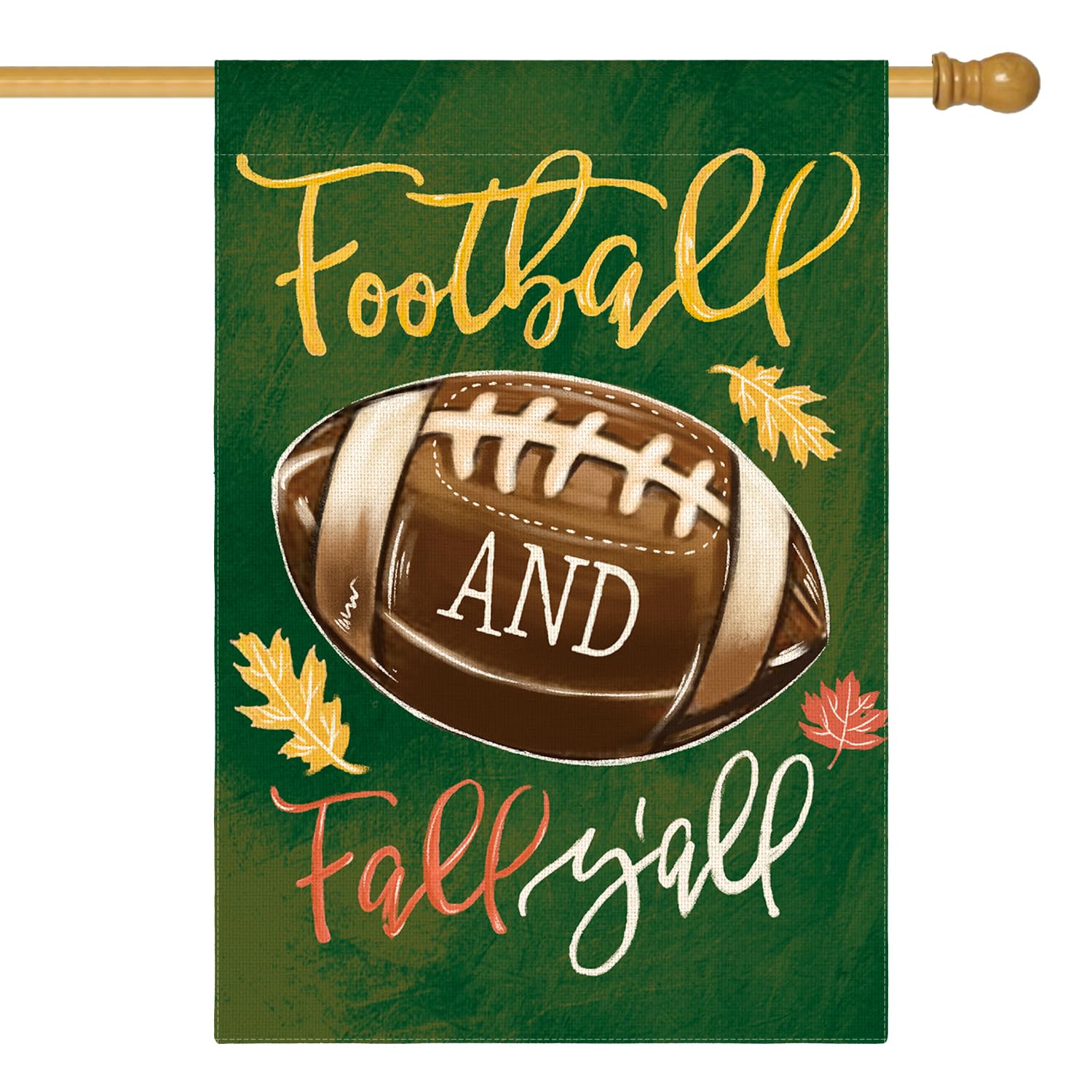 Amazon.com : AVOIN colorlife Fall House Flag 28x40 Inch Football And ...