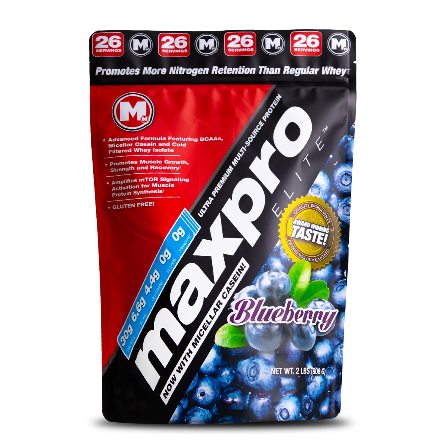 Amazon.com: Max Muscle Maxpro Elite Whey Protein Powder | 30g Protein ...