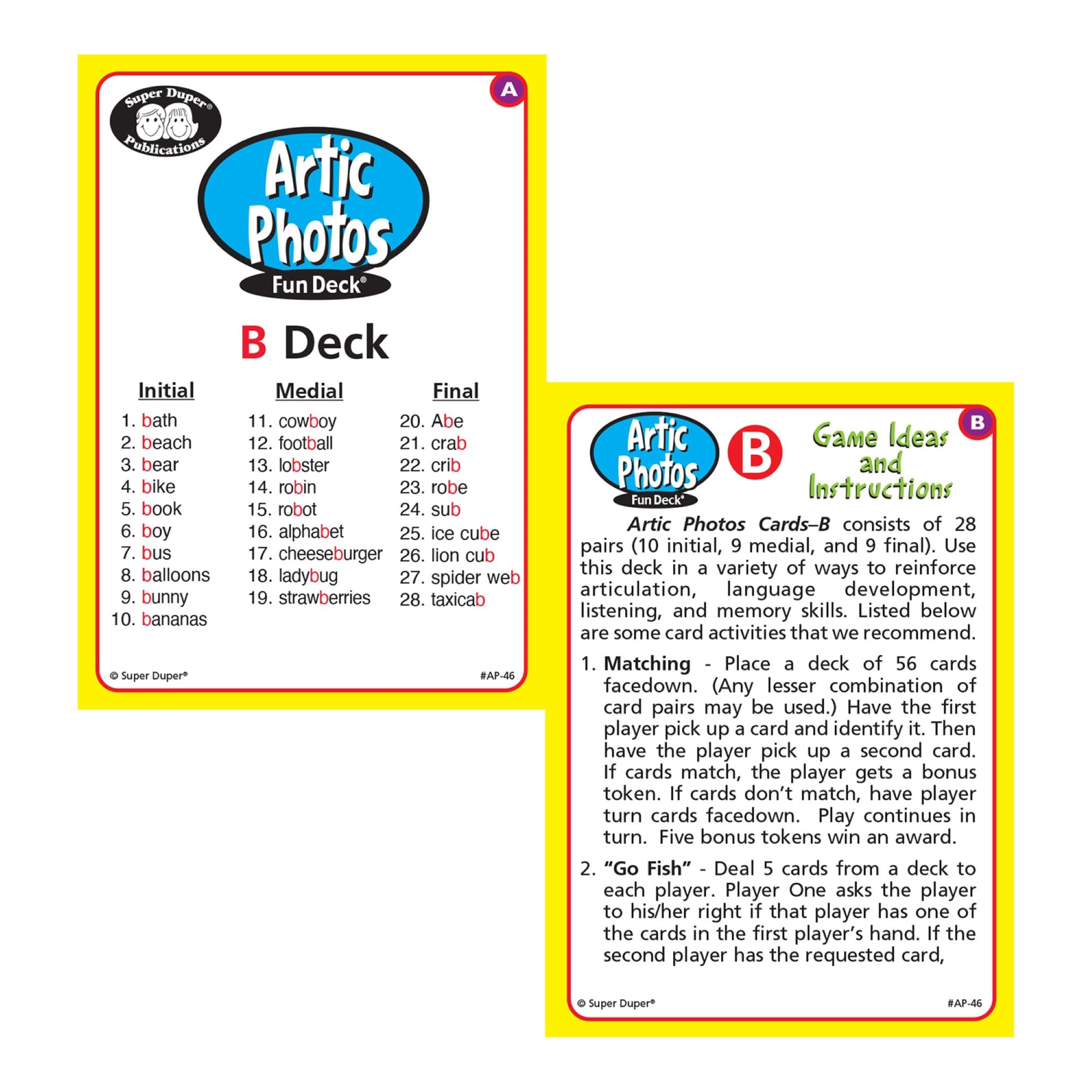 Speech Therapy Slp Starter Kit Super Duper Publications Articulation L ...