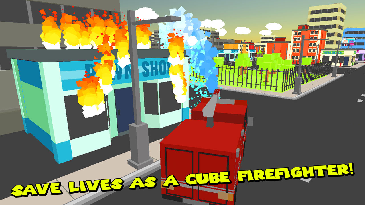 Pixel Fire Truck Simulator 3D - App on Amazon Appstore