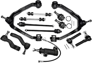 Amazon.com: Forlevlaep 13PCS Front Suspension Kit Control Arm Ball ...