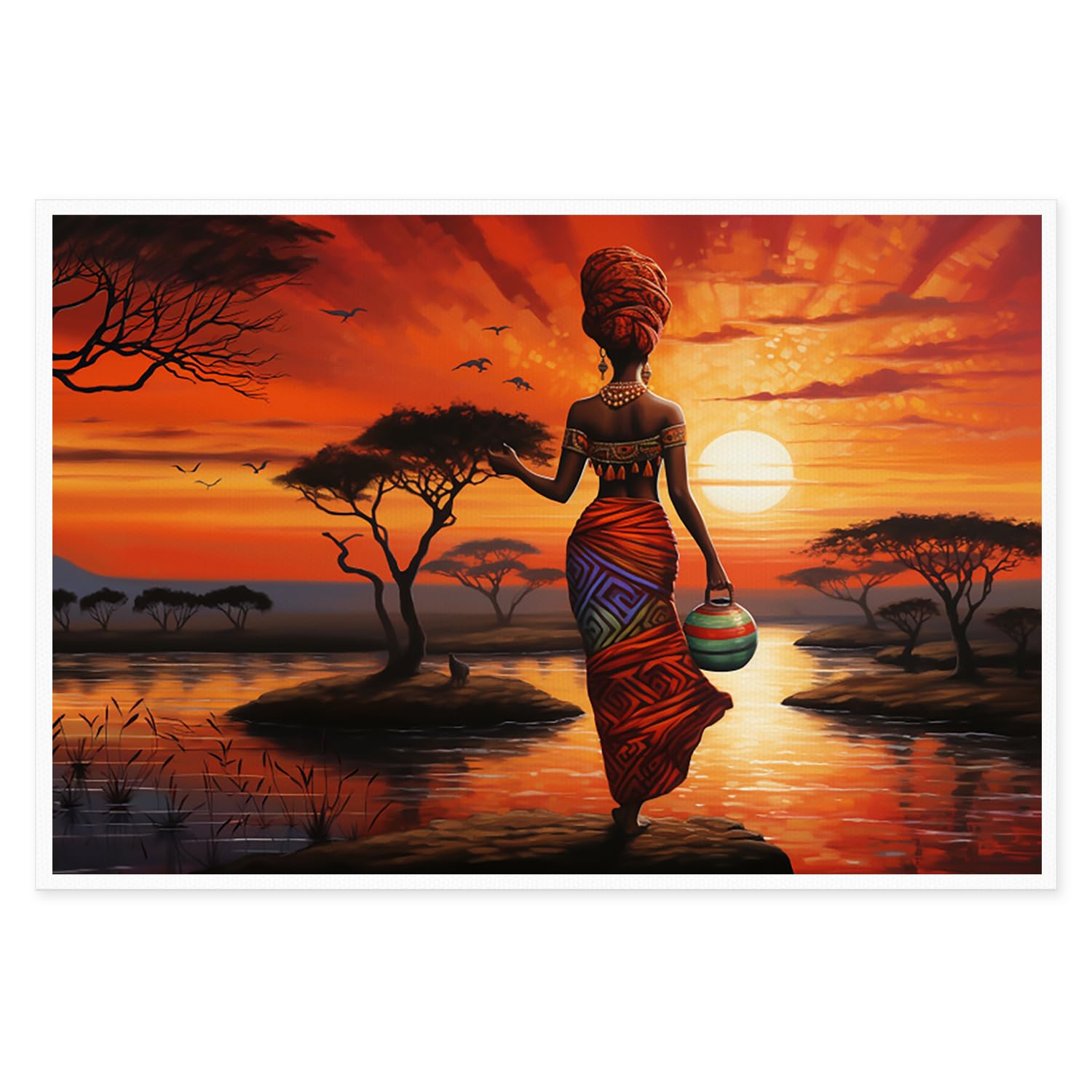 African Paintings Of Women