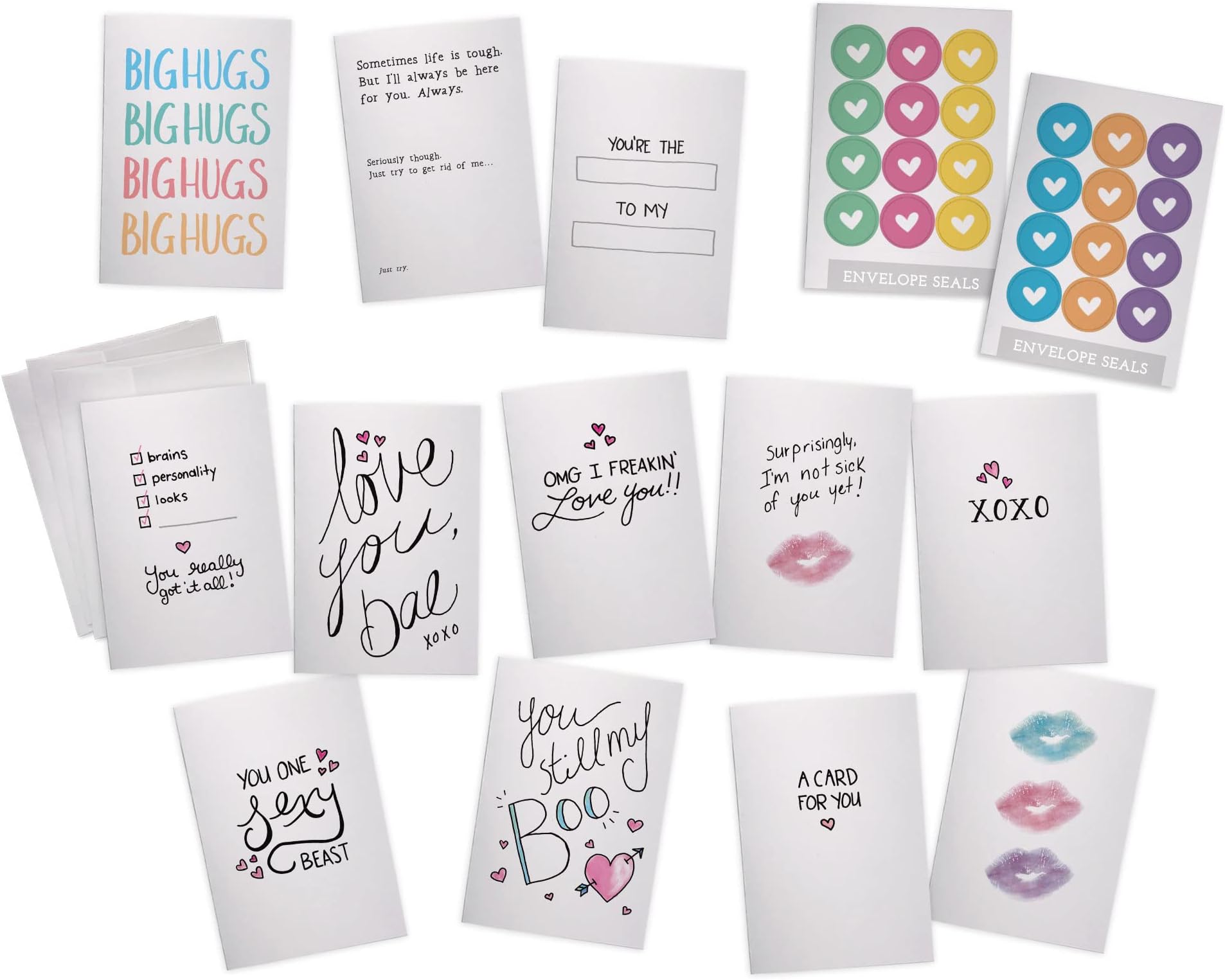 Amazon.com : The Best Card Company - 10 Funny Assorted Blank Humor ...