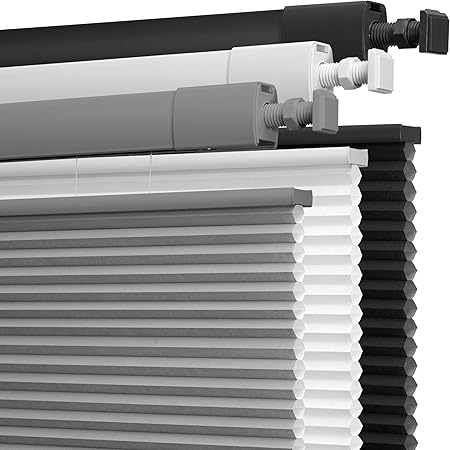 Amazon.com: Boolegon No Drill No Tools Cellular Shades Top Down Bottom ...