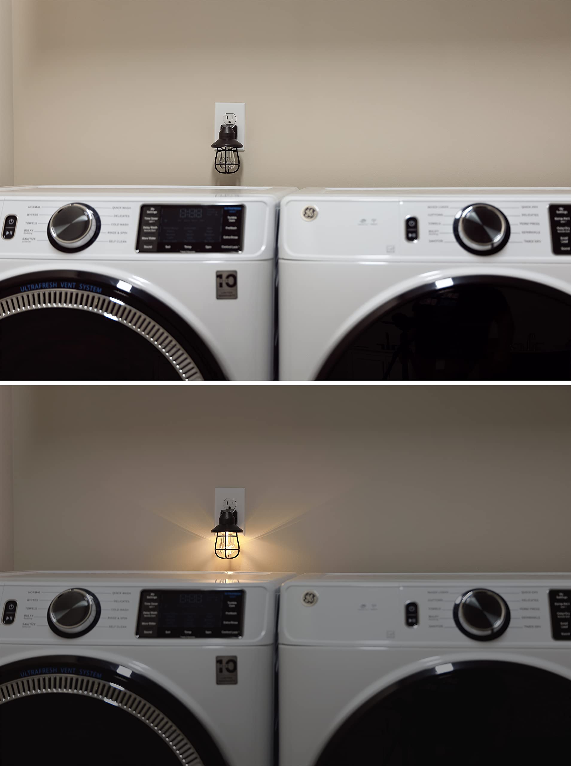 Buy GE LED Vintage Night Light, Plug-in, Dusk-to-Dawn, Farmhouse ...