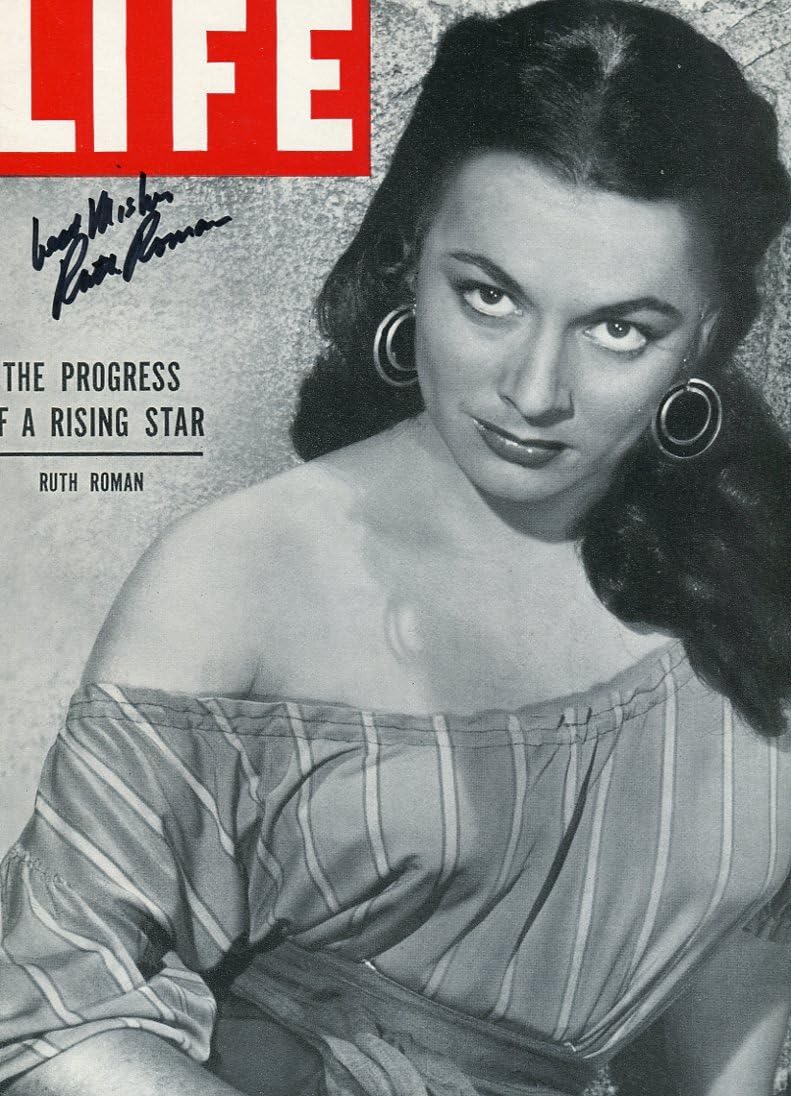RUTH ROMAN rare signed 1950 Life magazine cover at Amazon's ...