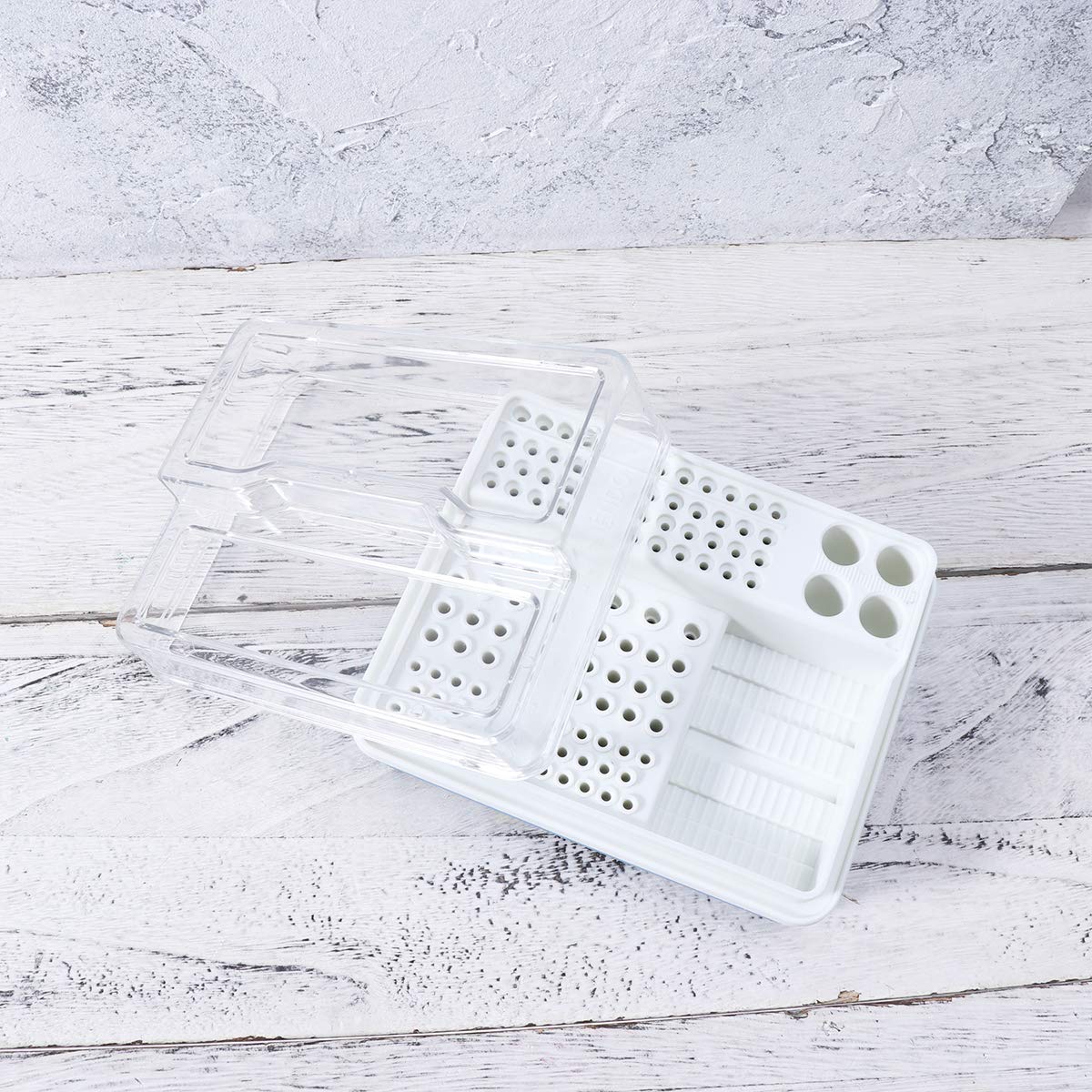 Buy Healifty Dental Bur Box Holder Block Case Organizer Oral Dental ...