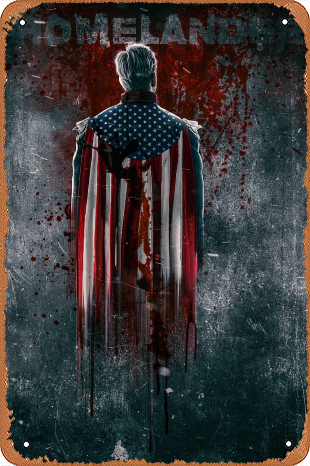Amazon.com : AirBnk The Boys Homelander Diabolical Poster Retro Metal ...