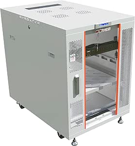 Amazon.com: Sysracks 22U Lockable Server Rack Cabinet with 35-Inch Depth - Rolling, Enclosed ...