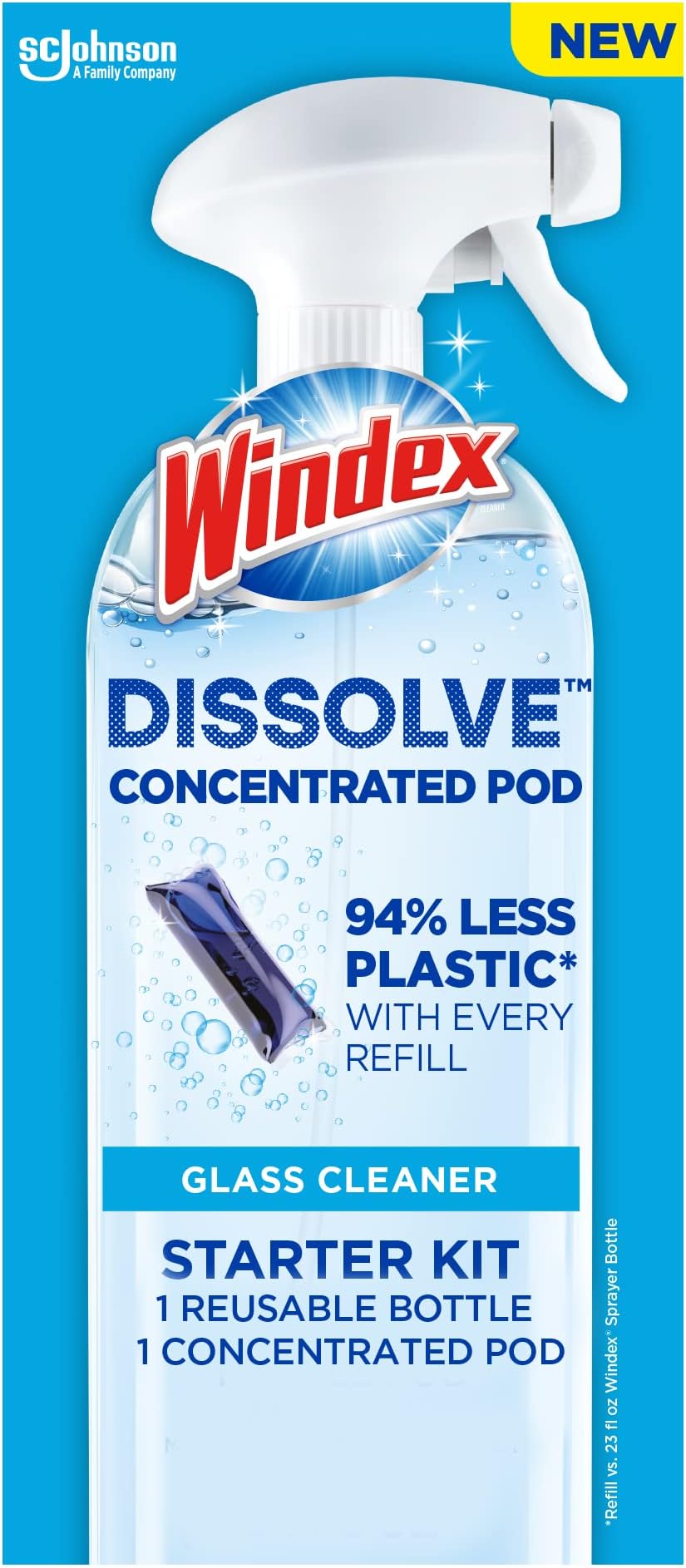 Amazon.com: WINDEX DISSOLVE PODS STARTER KIT 1+1 0.28 FLOZ : Health ...