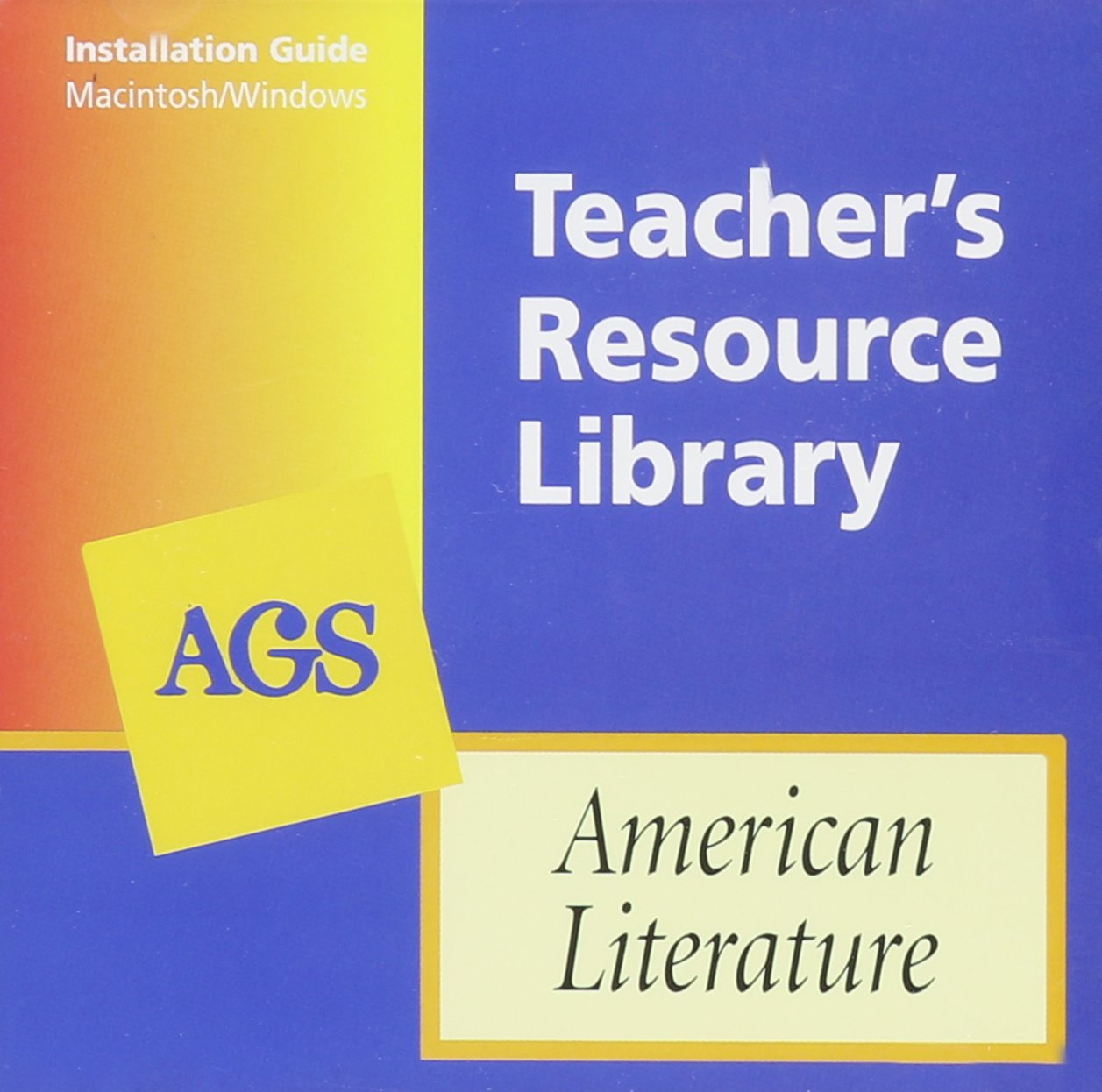 Amazon.com: American Literature Teacher's Resource Library on CD-ROM ...