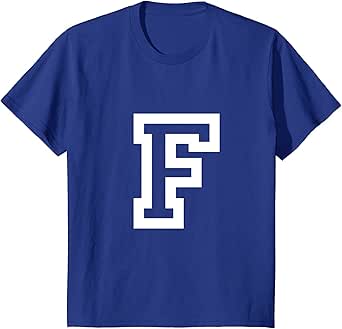 Amazon.com: Letter F T-Shirt : Clothing, Shoes & Jewelry