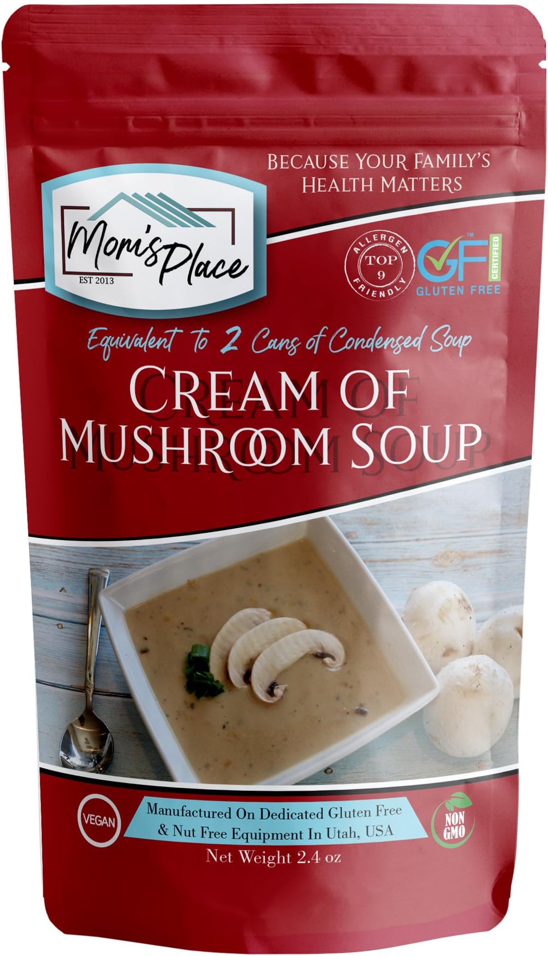 Amazon.com : Mom’s Place Gluten-Free & Dairy Free Cream of Mushroom ...