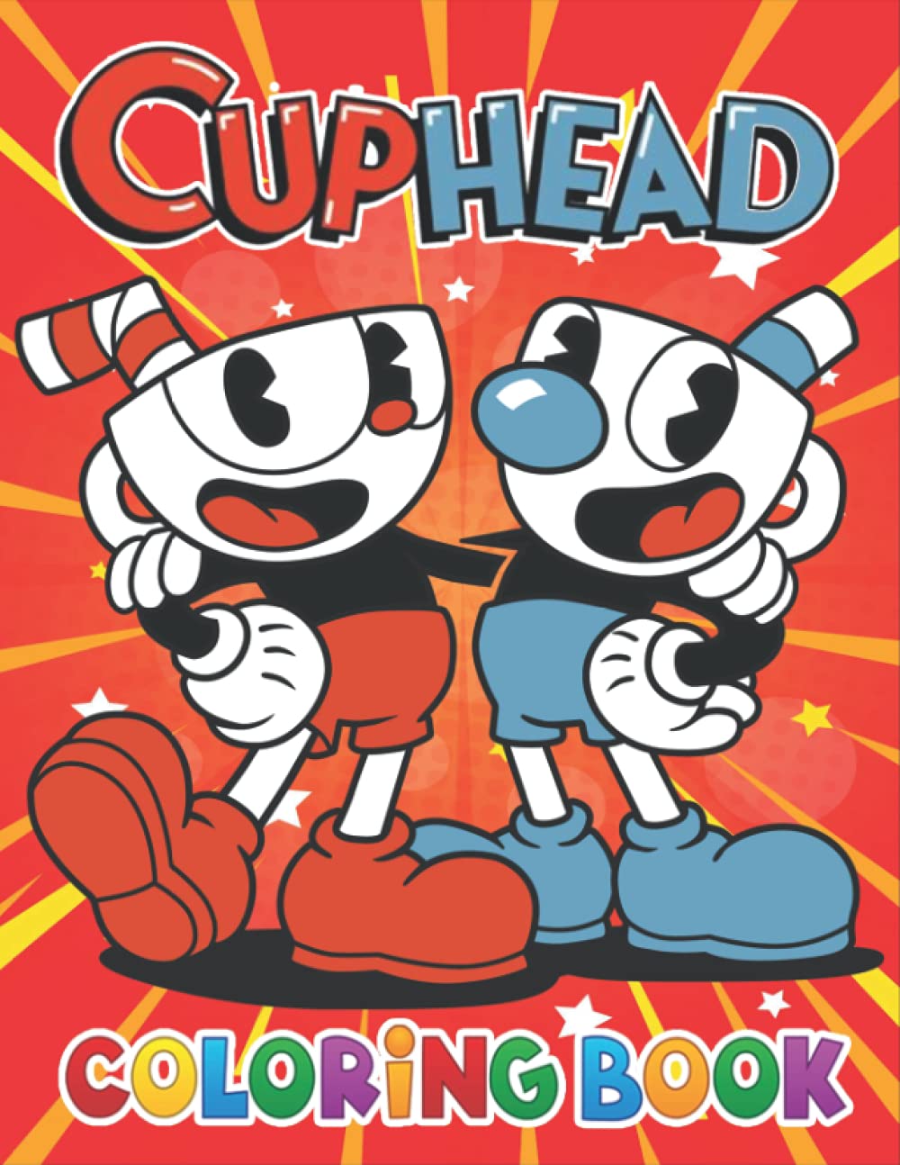 Buy Cuphead coloring book: +50 Cuphead colouring pages for Kids and ...