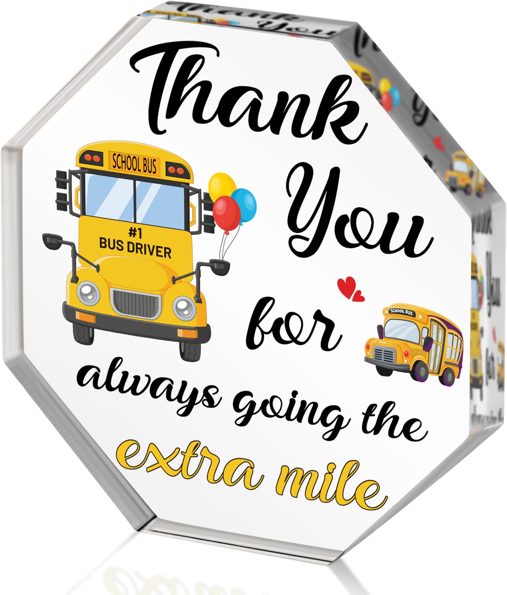 Amazon.com: WATINC Bus Driver Appreciation Gifts - Thank You School Bus ...