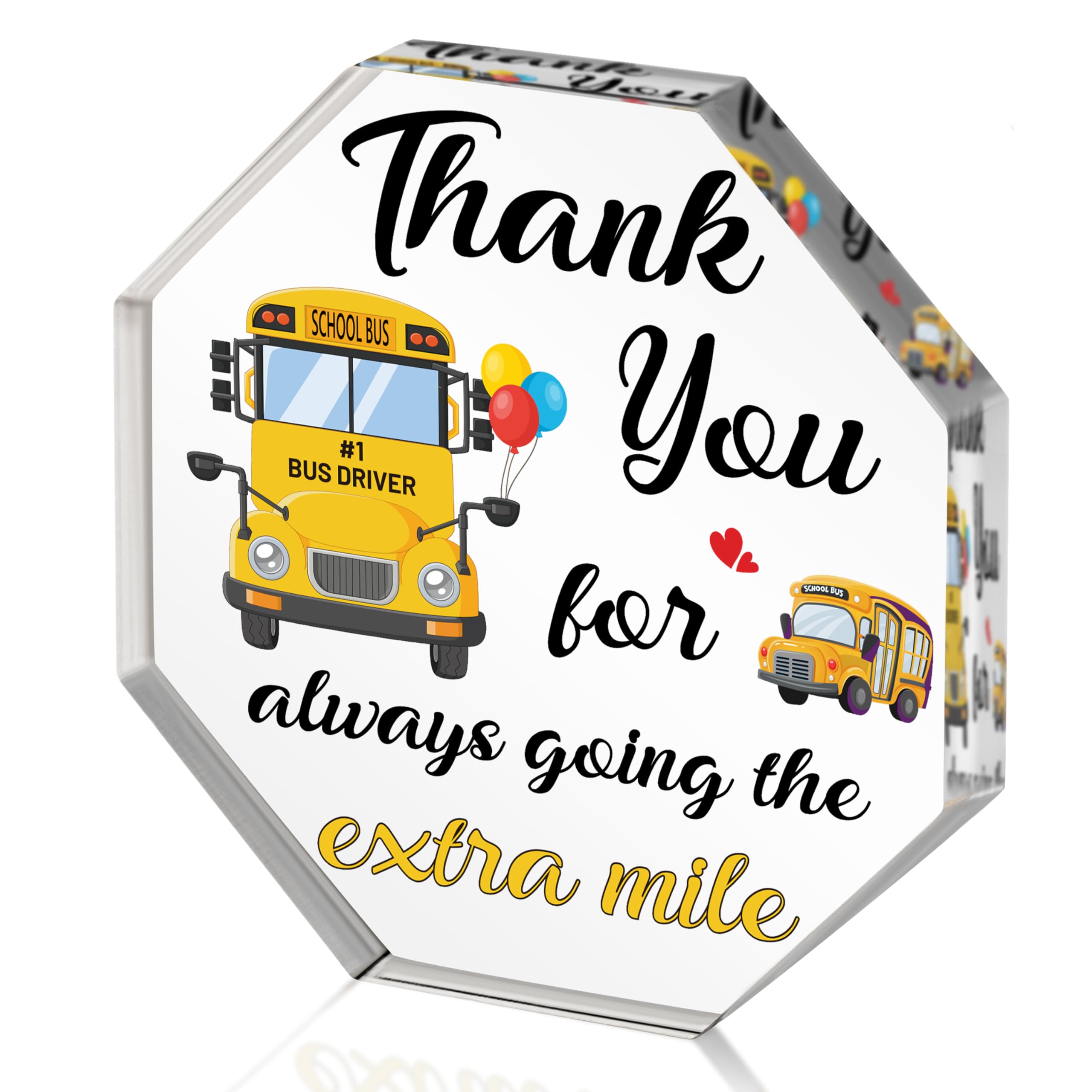 Amazon.com: WATINC Bus Driver Appreciation Gifts - Thank You School Bus ...