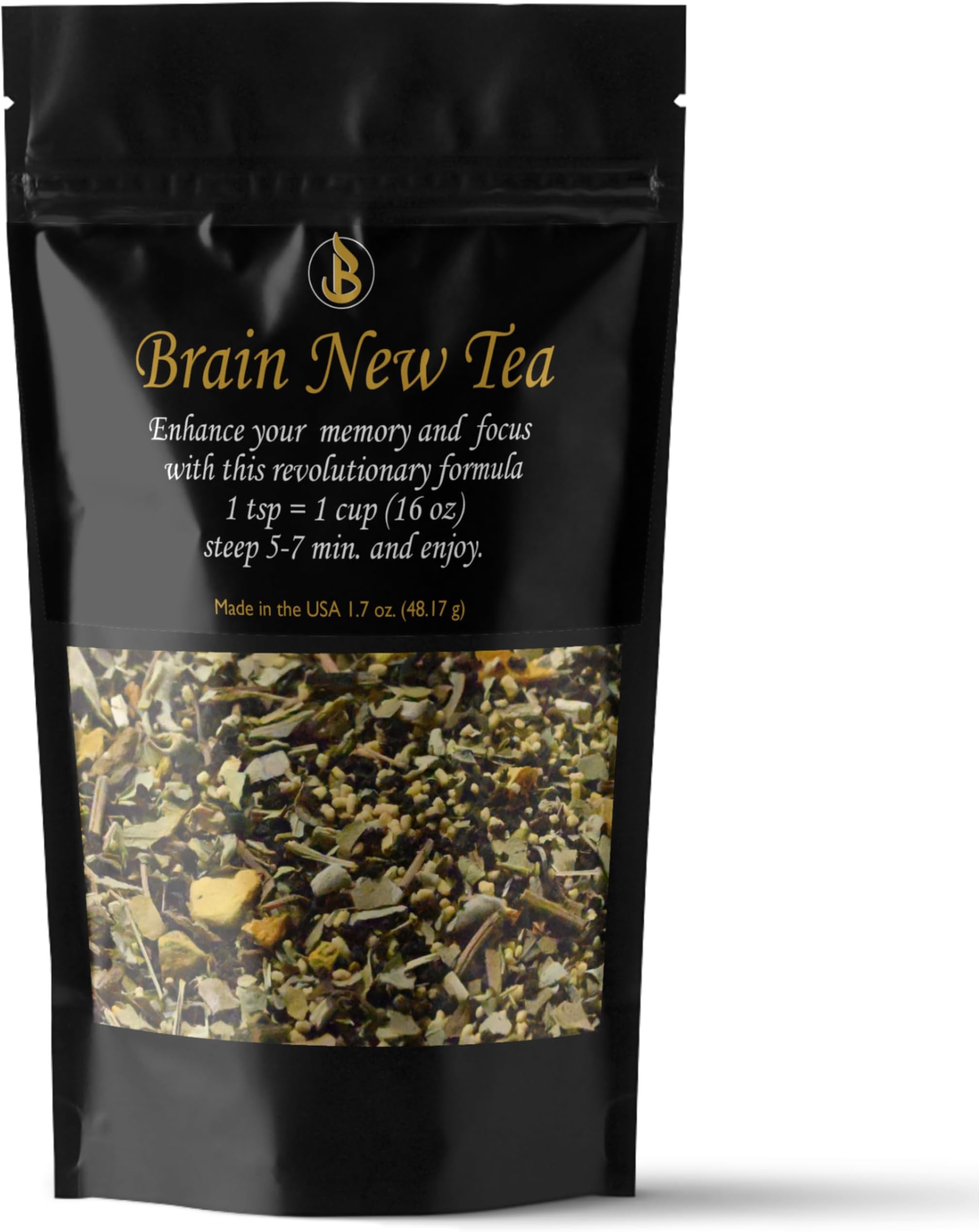 Amazon.com : Brain New Tea - Mental Clarity, Supplements for Memory ...