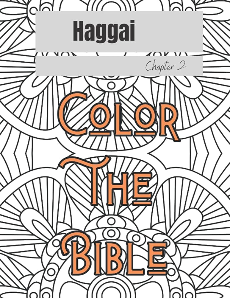 haggai coloring pages