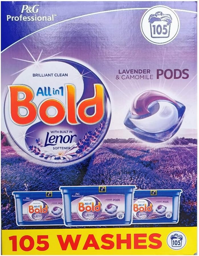 Bold All-in-1 Lavender & Camomile Laundry Detergent Pods - 3 x 35 Pack ...