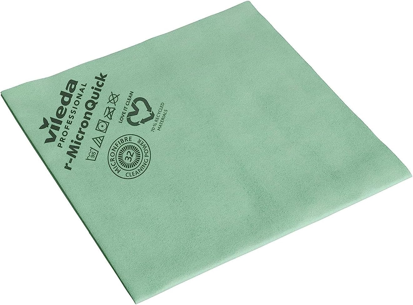 Vileda Micro Tuff Universal Microfasertuch 40x40cm 10 Stück (grün) : Amazon.de: Küche, Haushalt ...