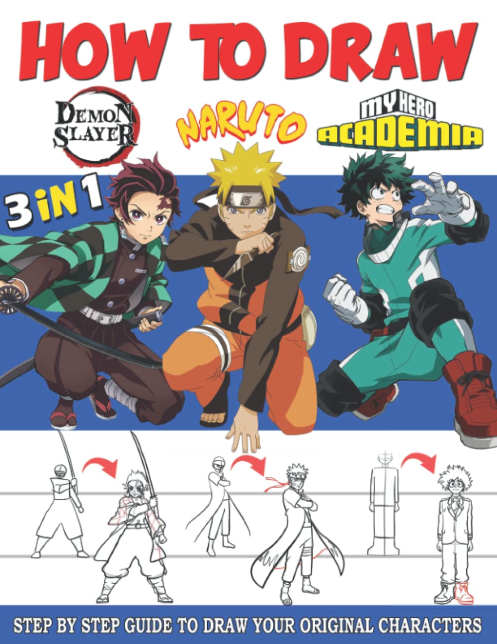 How To Draw Demon Slayer My Hero Academia Naruto Kids | Desertcart Kenya