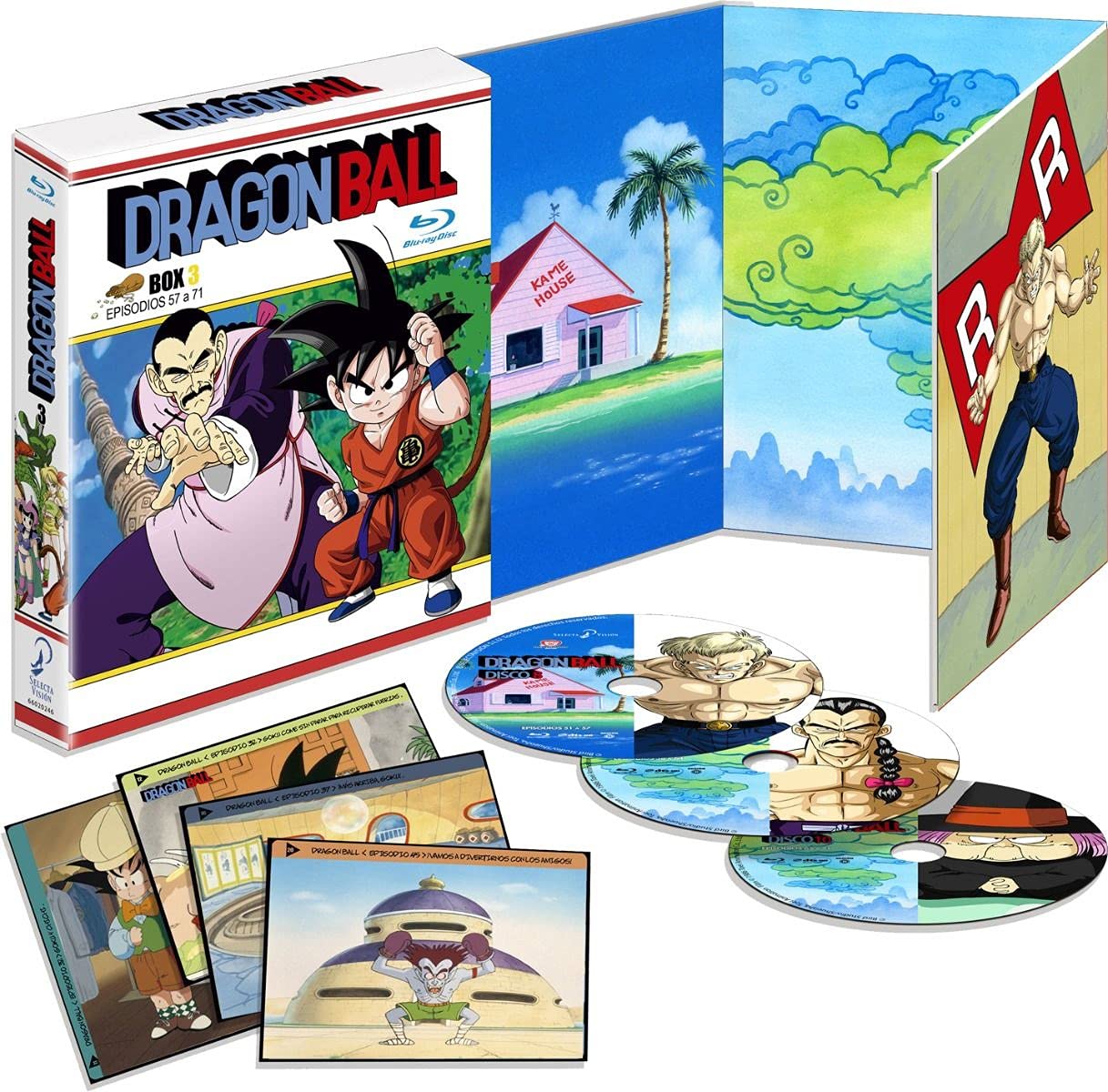 Dragon Ball Box 3 - Episodios 51 a 68 Bluray [3 discos Blu-ray] [Blu ...
