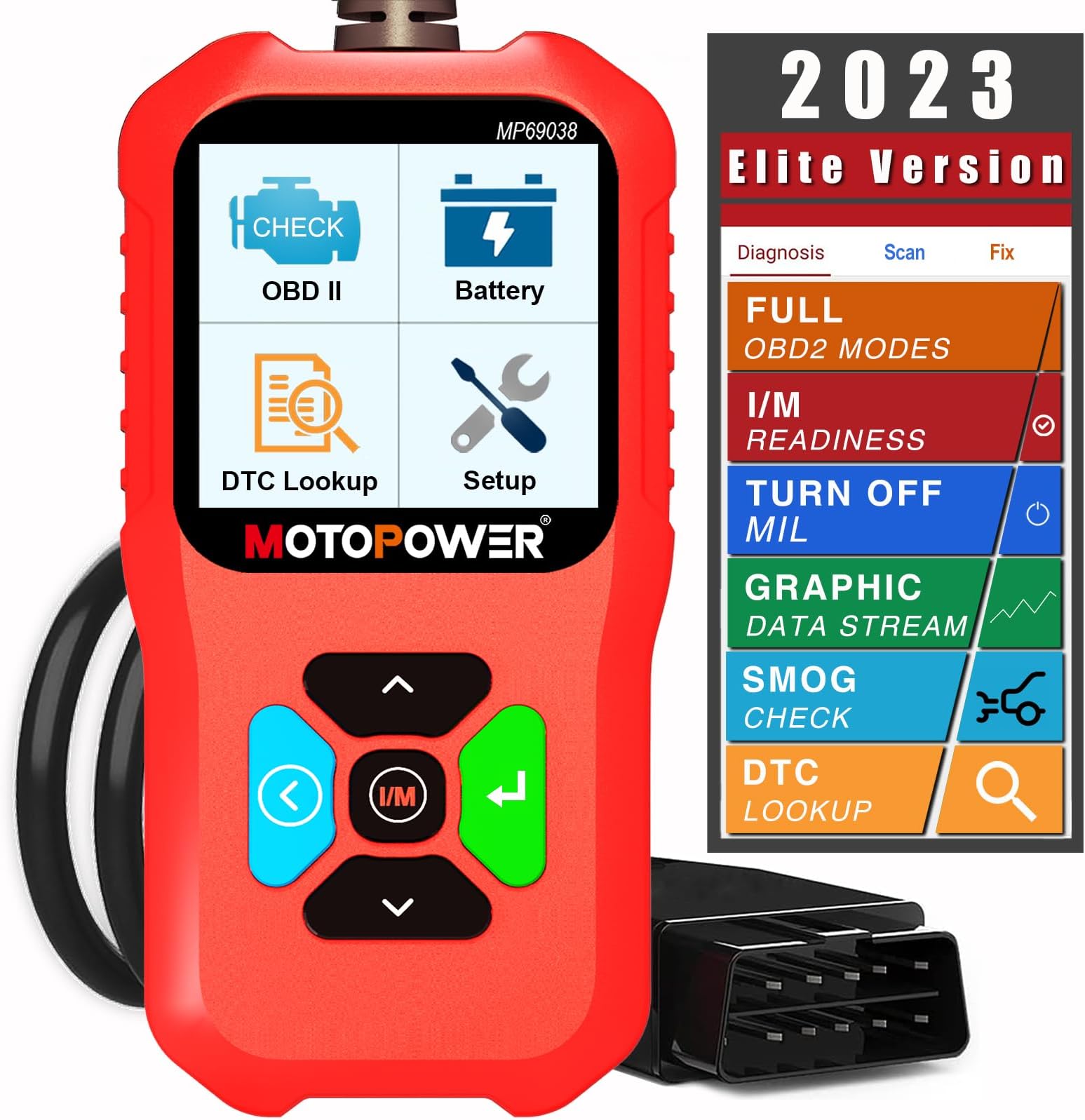 Generic U480 OBD2 OBDII EOBD CAN-Bus Auto Scanner Engine Code Reader ...