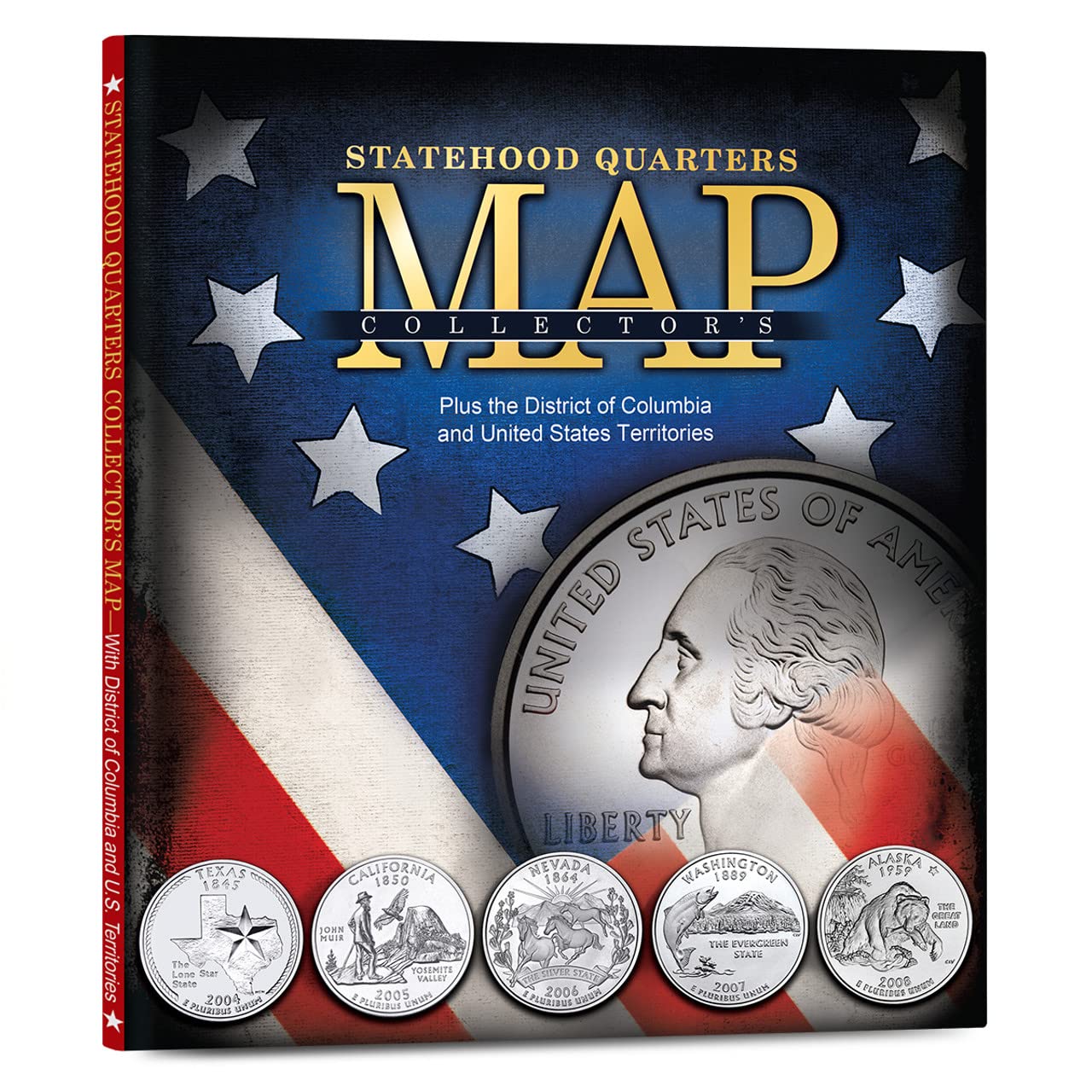Snapklik.com : Coin Collectors Board Compact Coin Coin Map US State ...