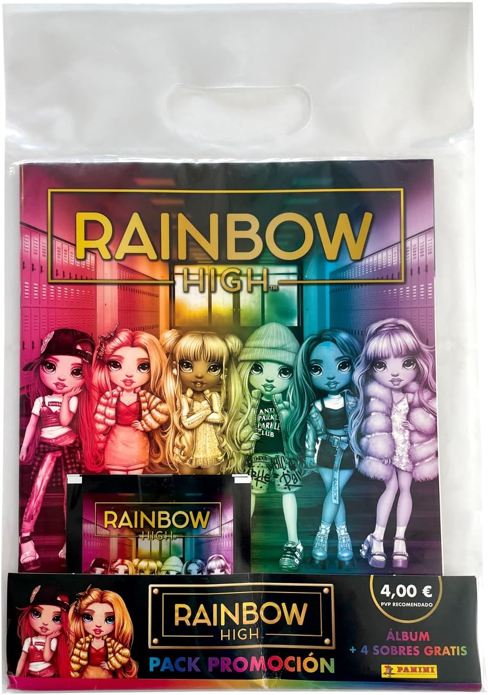 Amazon.com: Rainbow High - Starter Pack (Album + 4 Envelopes) (Panini ...