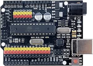 Amazon.com: diymore UNO R3 Plus Sensor I/O Shield Atmega328P ATmega16U2 Expansion Board ...