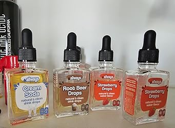 Amazon.com: Allways Drops, Liquid Water Enhancer Drink Mix, Natural Flavor Drops, Sugar Free ...