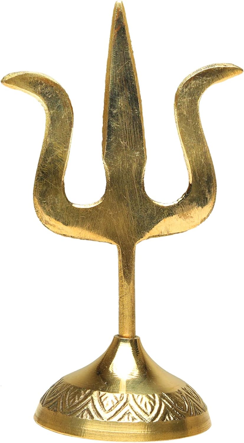 Brass Trishool/Trishul/Shoolam Lord Shiv mahadev Durga Pooja/Puja ...